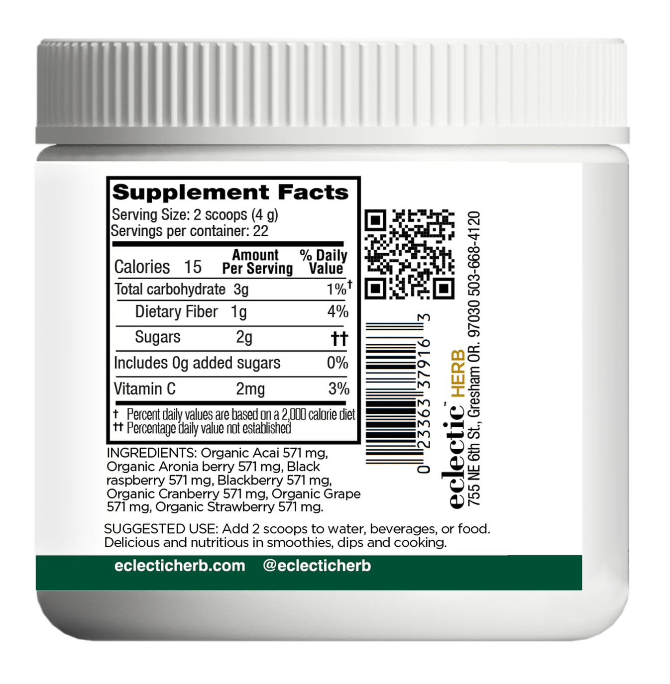 NUTRIGENOMIC SUPERBERRY POWDER freeshipping - Tree Spirit Wellness ...